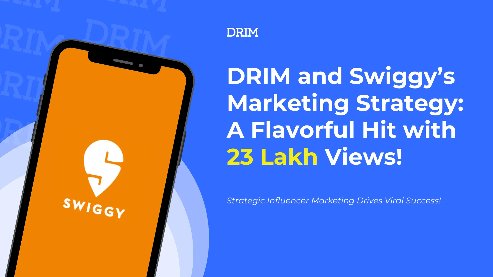 Swiggy Dineout Marketing Strategy via Influencers 2.3M Views